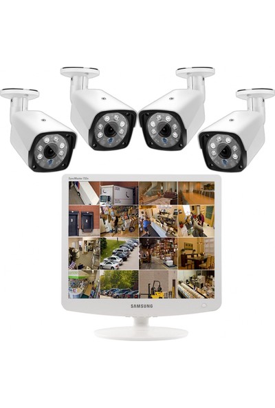 J-Tech 4 Kamera 5MP Sony HD Lens 1080P + Samsung HD Monitör 17 J-Tech 4 Kamera 5MP Sony HD Lens 1080P + Samsung HD Monitör 17