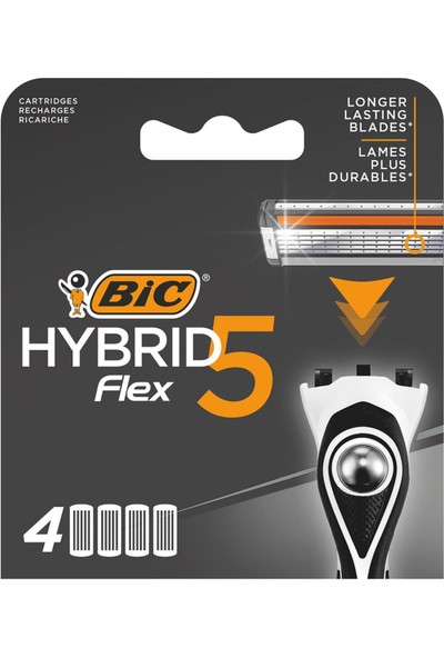 Bic Bic Hybrid 5 Flex Tıraş Bıçağı Yedek Kartuşu 4'lü Tıraş Bıçağı Bic Bic Hybrid 5 Flex Tıraş Bıçağı Yedek Kartuşu 4'lü Tıraş Bıçağı