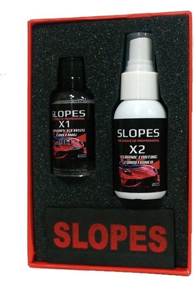 Slopes X1 9h Seramik Kaplama Glass Coating 30 ml Slopes X1 9h Seramik Kaplama Glass Coating 30 ml