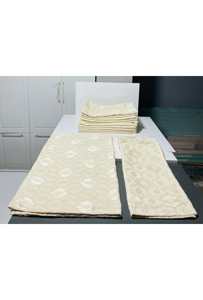 Anadolu 6 Minder 6 Yastık Minder+Yastık Kılıfı 455 Kemik