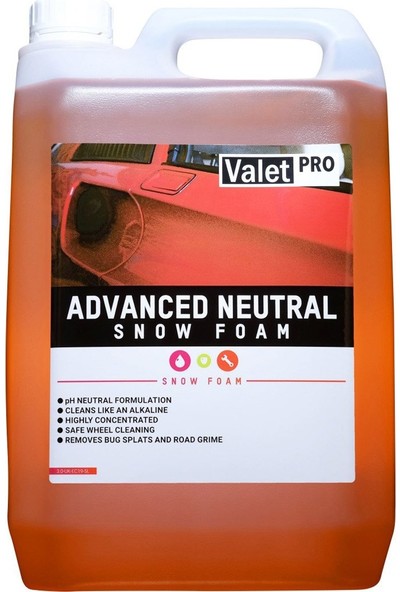 Valet Pro Advanced Neutral Snow Foam - Yıkama Köpüğü 5 Litre Valet Pro Advanced Neutral Snow Foam - Yıkama Köpüğü 5 Litre