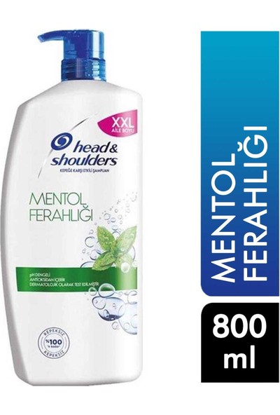 Head&shoulders Şampuan 800 ml Pompalı Mentol Ferahlığı 8001841712475 Şampuan