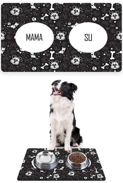 PatiPeti Köpek Mama Altlığı Mama Paspası Köpek Mama Eğitim Paspası 50 x 35cm PatiPeti Köpek Mama Altlığı Mama Paspası Köpek Mama Eğitim Paspası 50 x 35cm