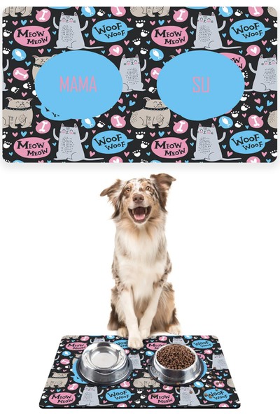 PatiPeti Dogs And Cats Love Köpek Mama Altlığı Mama Paspası Köpek Mama Eğitim Paspası 50 x 35cm PatiPeti Dogs And Cats Love Köpek Mama Altlığı Mama Paspası Köpek Mama Eğitim Paspası 50 x 35cm