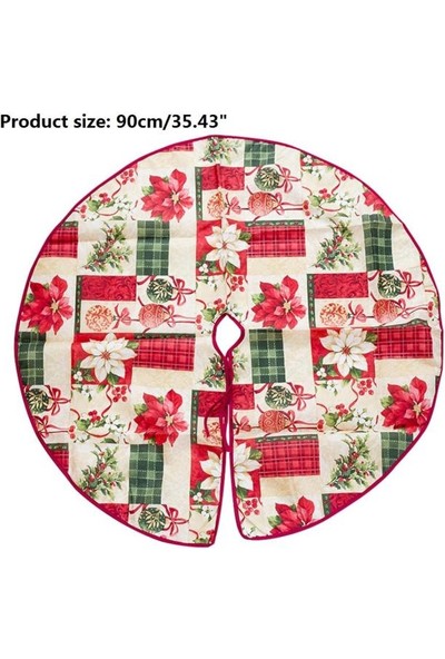 Future Star Toprak Tatil Dekorasyon Için Bir Halı Zarif Etek-Kırmızı (Yurt Dışından)