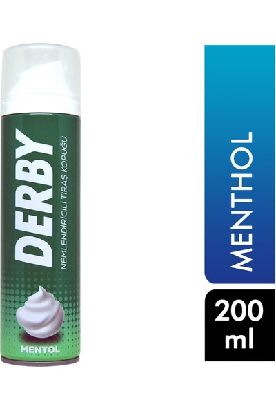 Derby Tıraş Köpüğü 200 ml Mentol 8690885200842 Tıraş Köpük ve Jelleri