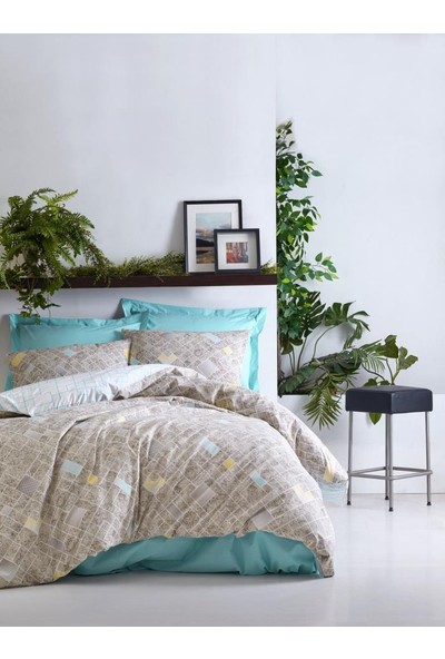 Cotton Box Minimal Tek Kişilik Nevresim Takımı Dotted Turkuaz Cotton Box Minimal Tek Kişilik Nevresim Takımı Dotted Turkuaz