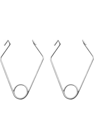 Homyl 2'li Paslanmaz Çelik Raptiye Tırmanma Kelepçe (Yurt Dışından) Homyl 2'li Paslanmaz Çelik Raptiye Tırmanma Kelepçe (Yurt Dışından)