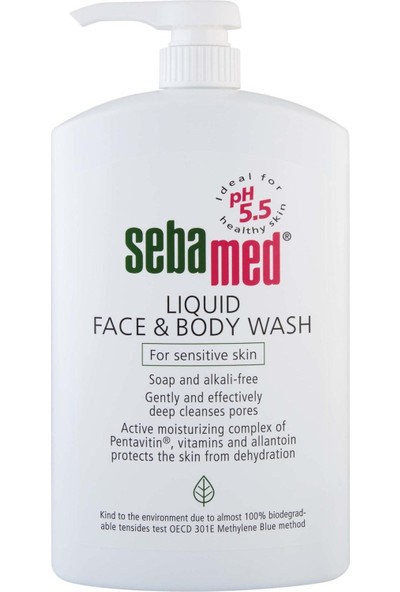 Sebamed Likid Yüz ve Vücut Temizleme Jeli 1000 ml Yüz Kremi Sebamed Likid Yüz ve Vücut Temizleme Jeli 1000 ml Yüz Kremi