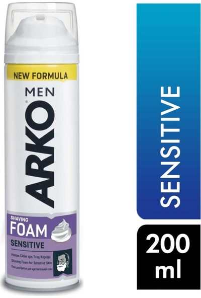 Arko Men Tıraş Köpüğü 200 ml Sensitive 8690506090043 Tıraş Köpük ve Jelleri Arko Men Tıraş Köpüğü 200 ml Sensitive 8690506090043 Tıraş Köpük ve Jelleri