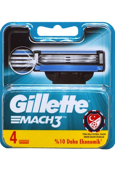 Gillette Mach3 Yedek Tıraş Bıçağı 4'lü 3014260243531 Tıraş Bıçağı Gillette Mach3 Yedek Tıraş Bıçağı 4'lü 3014260243531 Tıraş Bıçağı