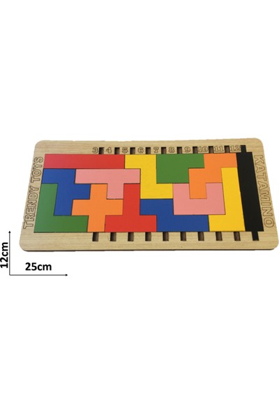 Trendy Toys Katamino, Eğitici Zeka Mantık ve Strateji Oyunu Trendy Toys Katamino, Eğitici Zeka Mantık ve Strateji Oyunu