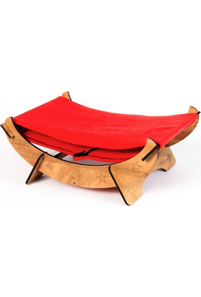 INNDREAM Ahşap Kedi Hamağı Yatağı INNDREAM Ahşap Kedi Hamağı Yatağı