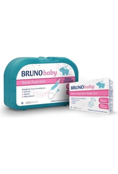 Bruno Nazal Burun Aspiratörü + 10'lu Yedek Uç Hediye