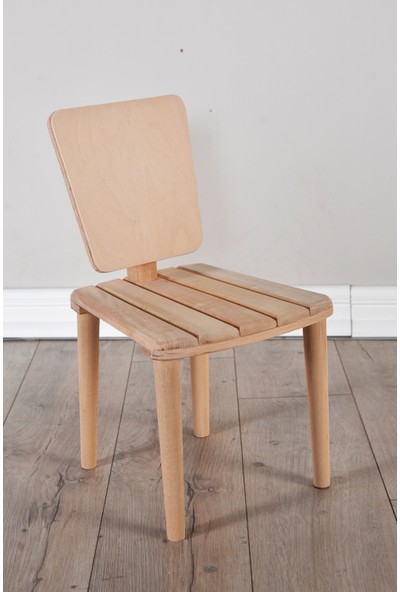 Desengo Doğal Ahşap Çocuk Sandalyesi̇