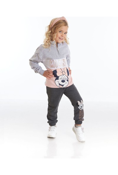 Minnie Mouse Minnie Lisanslı Çocuk Relax Fit 2'li Takım 18401 Minnie Mouse Minnie Lisanslı Çocuk Relax Fit 2'li Takım 18401