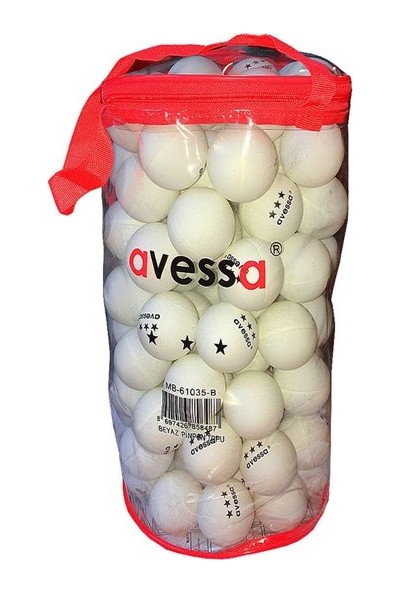 Avessa Beyaz Masa Tenisi Topu 100LÜ Gazlı Avessa Beyaz Masa Tenisi Topu 100LÜ Gazlı
