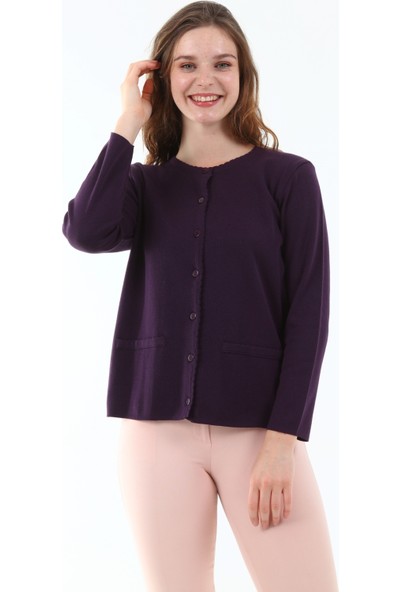 Solo Pamuklu Fake Cep Triko Hırka Solo Pamuklu Fake Cep Triko Hırka