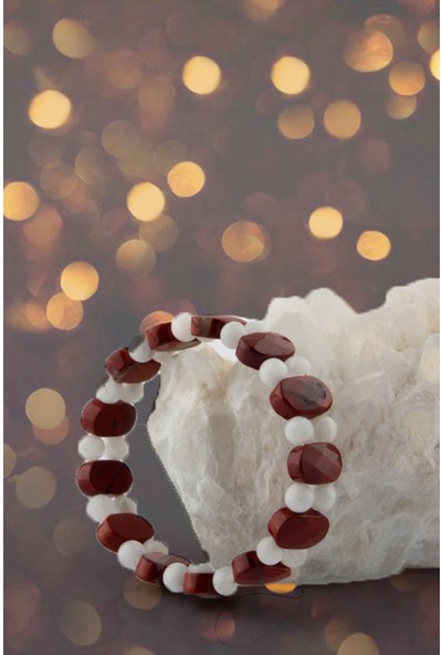 Osmanlı Değerli Taş Jasper-Ay Taşı Rolex Bileklik