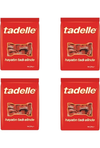 Tadelle Mini Fındık Dolgulu Sütlü Çikolata 200 gr x 4 Pk Tadelle Mini Fındık Dolgulu Sütlü Çikolata 200 gr x 4 Pk