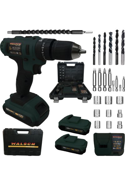 Walsch Deutschen Marke Aufgeladene Bohrer 58V 6.ah Walsch Deutschen Marke Aufgeladene Bohrer 58V 6.ah