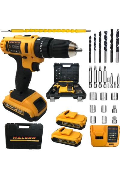 Walsch Deutschen Marke Aufgeladene Bohrer 58V 6.ah Walsch Deutschen Marke Aufgeladene Bohrer 58V 6.ah