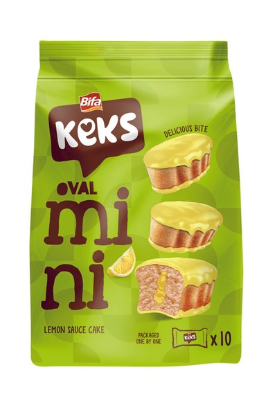 Bifa Keks Mini Oval Limonlu 180 gr