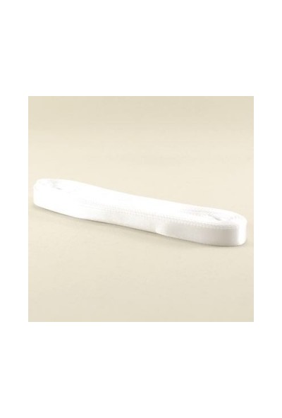 Boncuk Kurdele Saten Beyaz 10 mt 1 cm Boncuk Kurdele Saten Beyaz 10 mt 1 cm