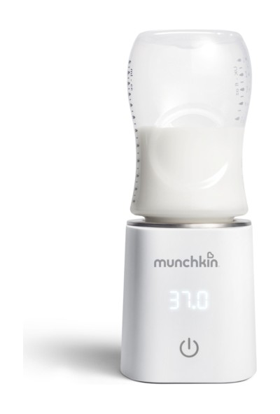 Munchkin 5 Adaptörlü 37° Dijital Bebek Biberon Isıtıcı - Çoğu Şişeyle Uyumludur, Beyaz Munchkin 5 Adaptörlü 37° Dijital Bebek Biberon Isıtıcı - Çoğu Şişeyle Uyumludur, Beyaz