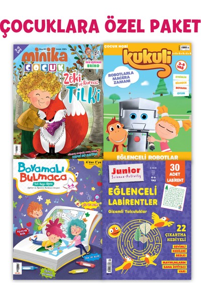 Turkuvaz Dergi Çocuklara Özel Paketi Turkuvaz Dergi Çocuklara Özel Paketi