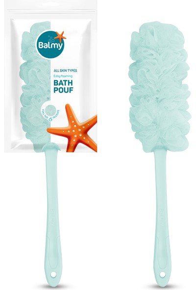 Balmy Saplı Banyo Lifi Yeşil