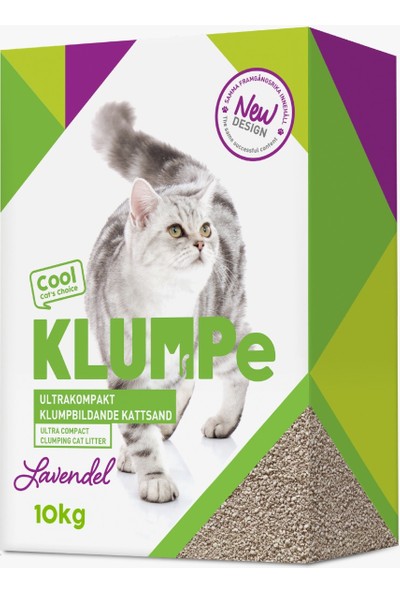 Klumpe Lavantalı Doğal Topaklaşan Kedi Kumu 10 kg