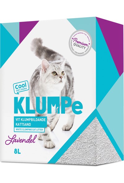 Klumpe Lavantalı Beyaz Topaklaşan Kedi Kumu 8 Lt