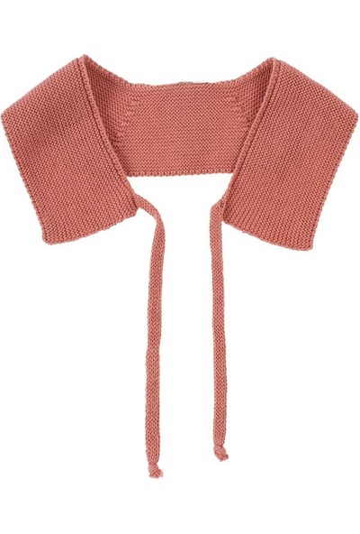 Little Gusto Örgü Yaka Pembe Organik Pamuk Little Gusto Örgü Yaka Pembe Organik Pamuk