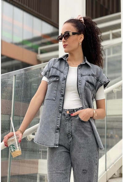 Butikgogirl Uzun Jean Yelek