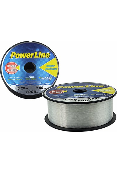 Powerline PowerlineSuper Premium 1000 M.bobin Misina 0,12 Mm.