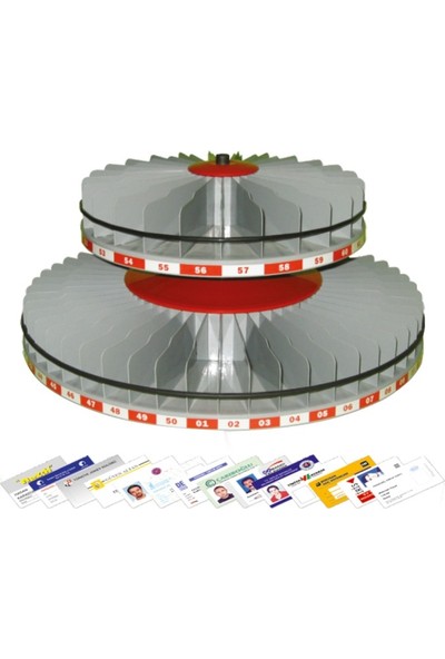 Lamiess K - 75 Dönerli Kart Dolabı