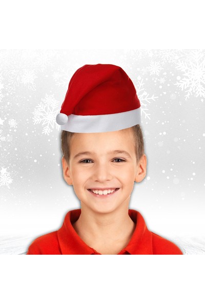 Süsle Bebek ve Parti Yılbaşı Polar Şapka Çocuk - 28cm x 20cm