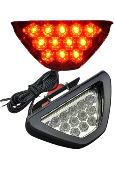 Kingstar F1 Çakarlı Üçgen Fren Lambası, 12V Her Araca Uyumlu Kingstar F1 Çakarlı Üçgen Fren Lambası, 12V Her Araca Uyumlu