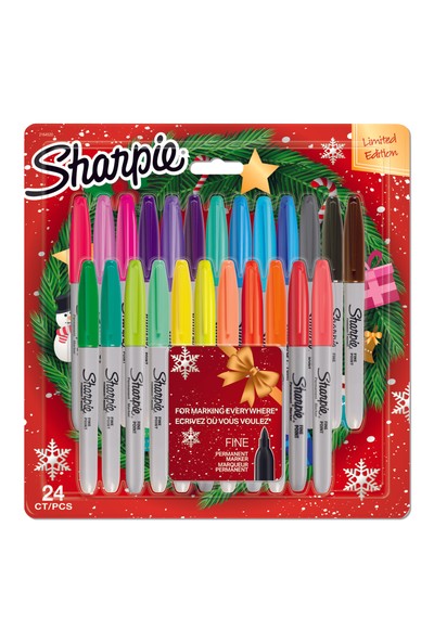 Sharpie Yılbaşı Fine Permanent Markör 24'lü Sharpie Yılbaşı Fine Permanent Markör 24'lü