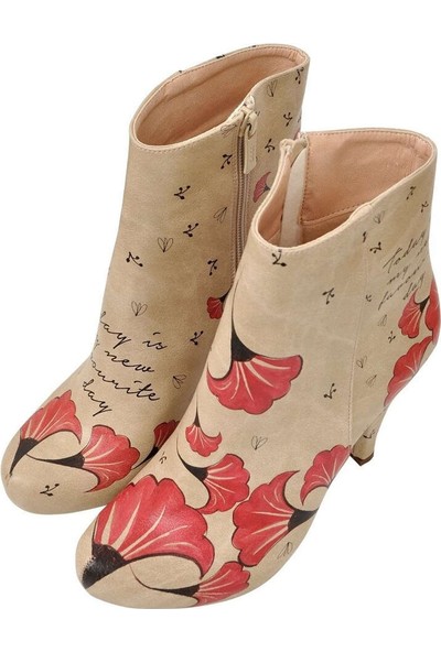 DogoStore Today Is My New Favourite Day / Tasarım Baskılı Vegan / Dogo Jazzy Boots Kadin Bot DogoStore Today Is My New Favourite Day / Tasarım Baskılı Vegan / Dogo Jazzy Boots Kadin Bot