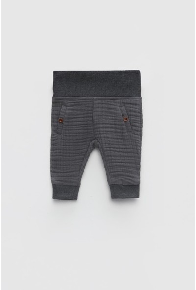 B&G Store Erkek Gri Pantolon 21FW0LT8207