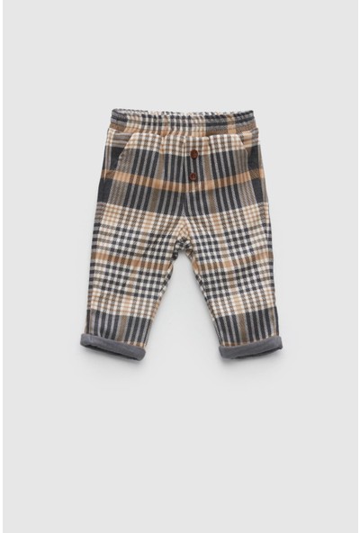 B&G Store Erkek Ekose Pantolon 21FW0LT8205
