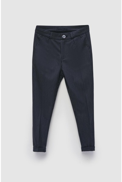B&G Store Erkek Çocuk Çizgili Pantolon 21FW0NB3220