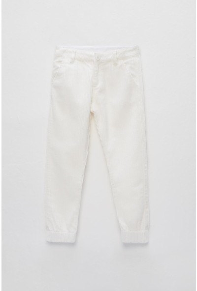 B&G Store Erkek Çocuk Ekru Pantolon 21FW0NB3225 B&G Store Erkek Çocuk Ekru Pantolon 21FW0NB3225