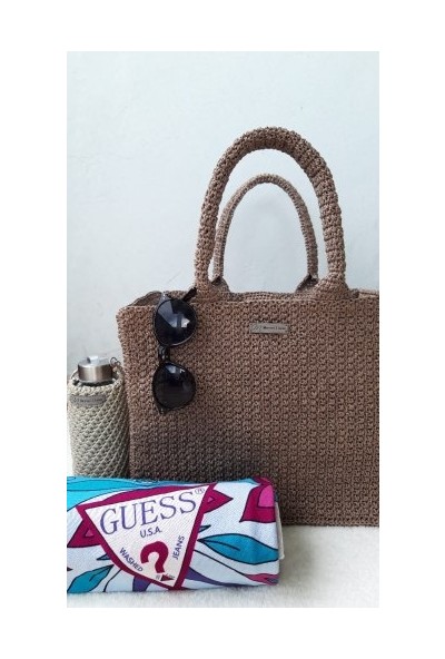Design Merveilleux Merveilleux Handmade Plaj Çantası Design Merveilleux Merveilleux Handmade Plaj Çantası
