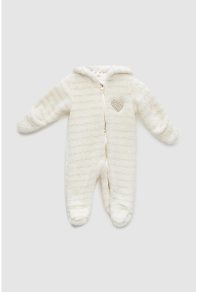 B&G Store Kız Bebek Ekru Tulum 21FW0LT7831