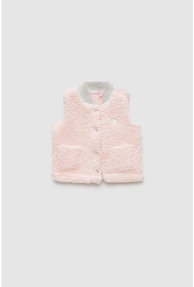 B&G Store Kız Çocuk Pembe Yelek 21FW0LT7702