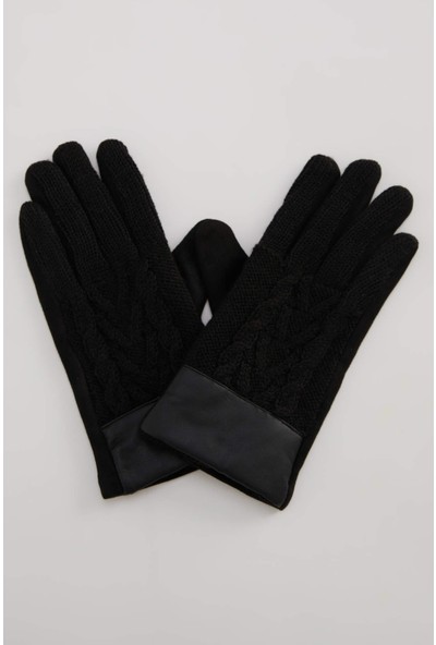 DeFacto Erkek Örgü Detaylı Eldiven U9933AZ21WN