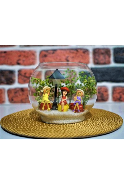 Bycansu Işıklı Fanus Arkaşlık Teraryum